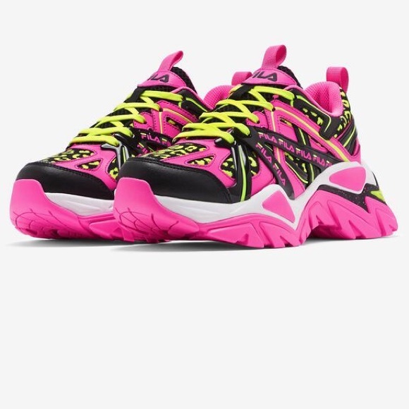 Fila | Shoes | Fila Electrove 2 South Africa Chunky Sole Sneakers Neon ...